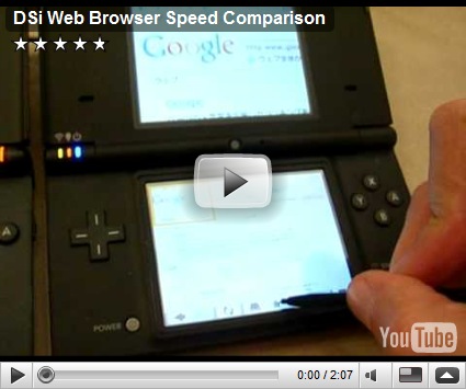 DS Browser vs. DSi Browser: vídeo compara a velocidade dos navegadores ...